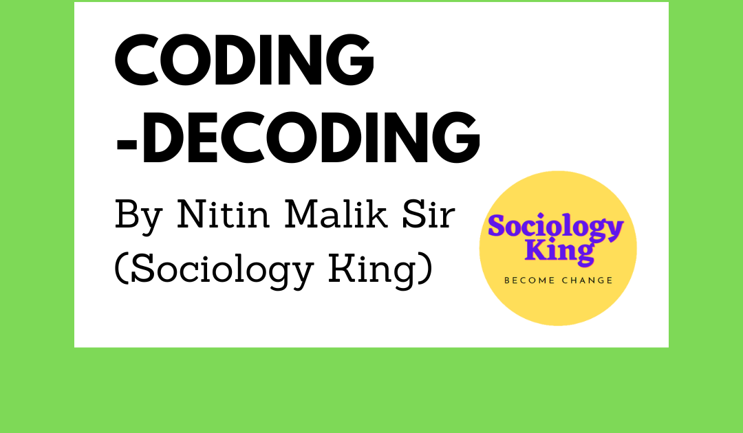 Coding Decoding Part 2 for AEES, KVS, NVS, DSSSB, UPTET, REET, CTET ... Coding Decoding Part 2 for AEES, KVS, NVS, DSSSB, UPTET, REET, CTET ...